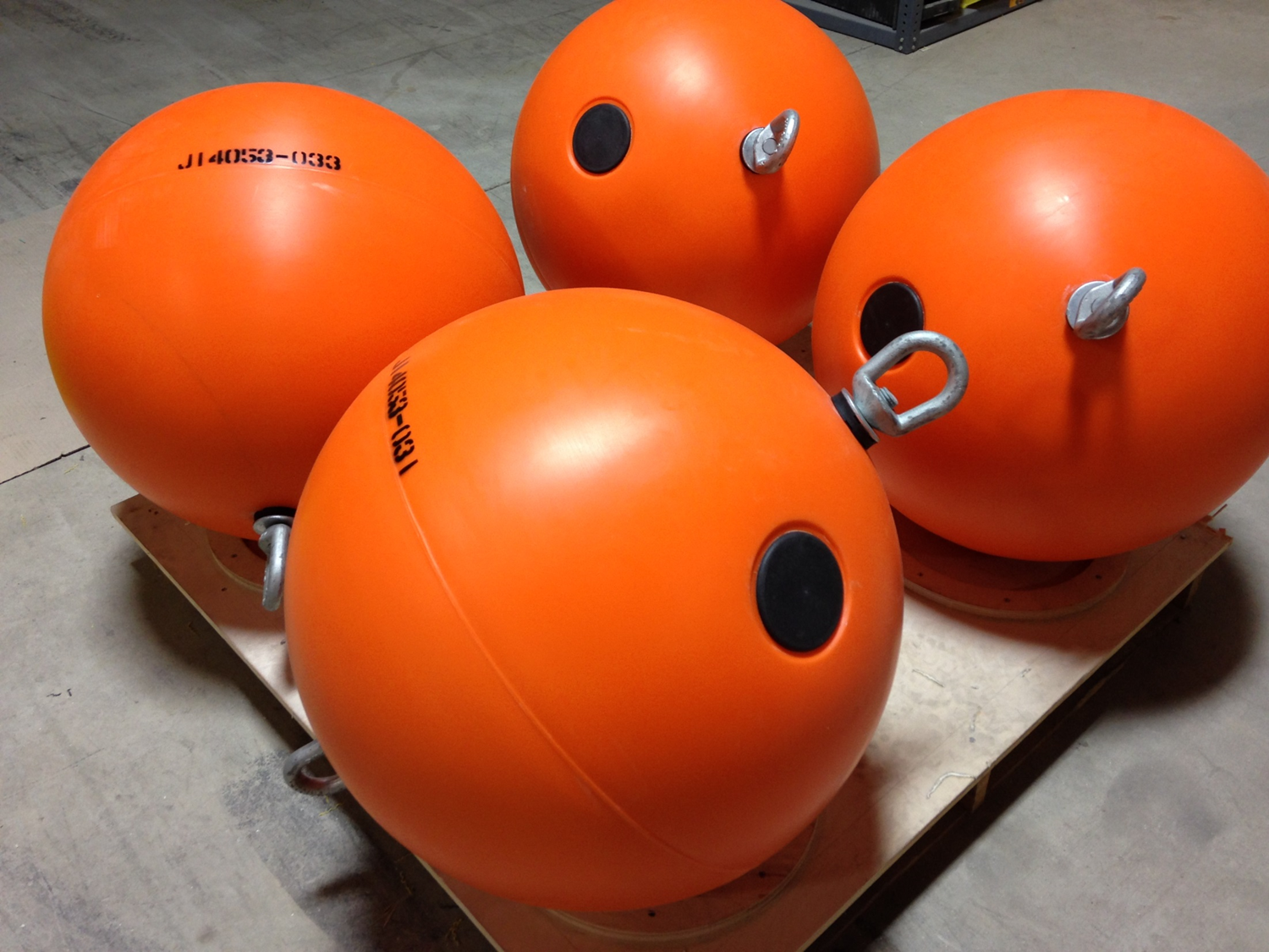 DeepWater Buoyancy Hydro-float® Mooring Buoys with Galvanized Hardware ...